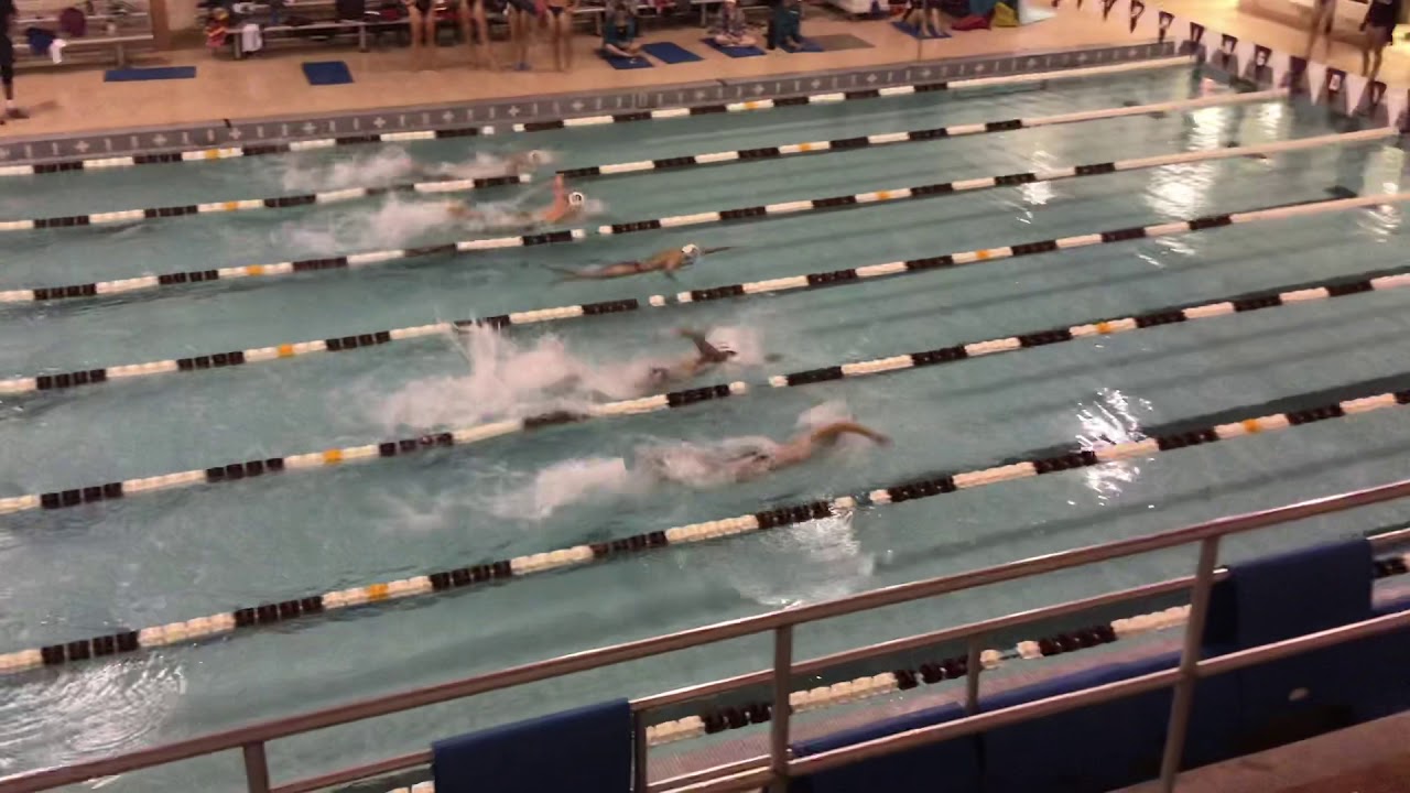 2019 Pentathlon: Mixed 100 Yard Freestyle, Heat 6 - YouTube