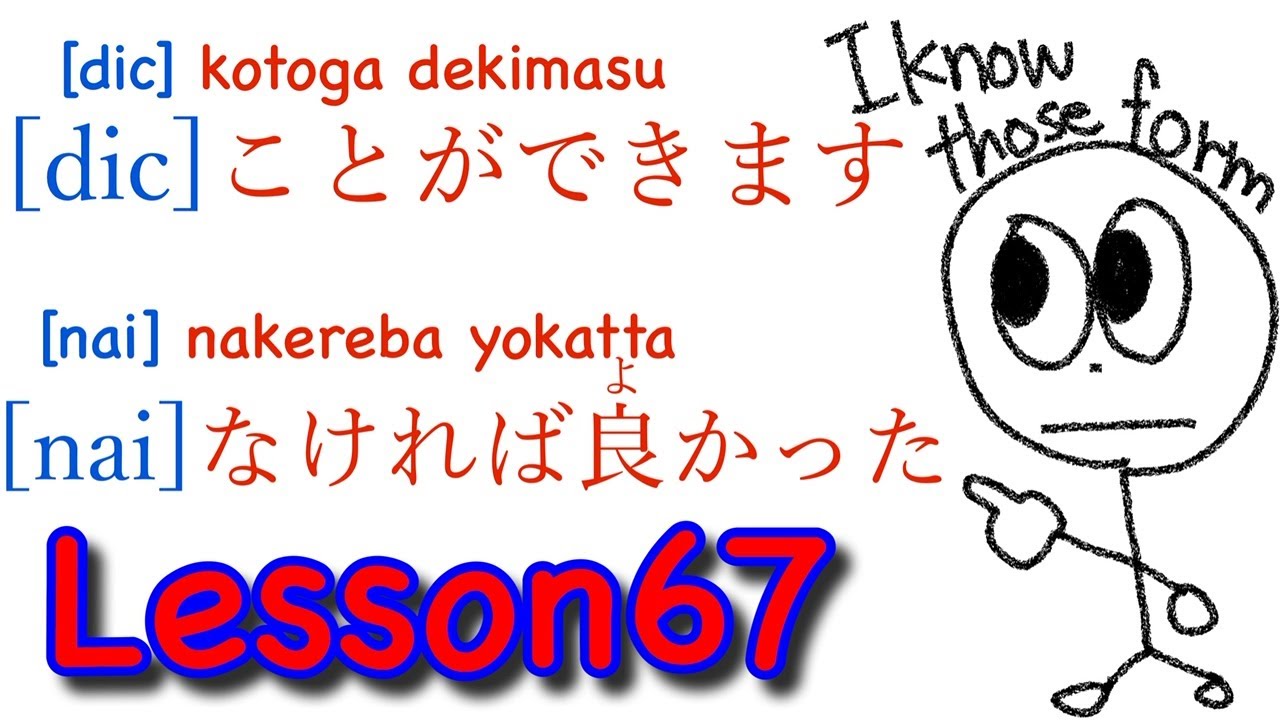 79. 【You can say a lot of phrases】with [dictionary, masu , nai] form ...