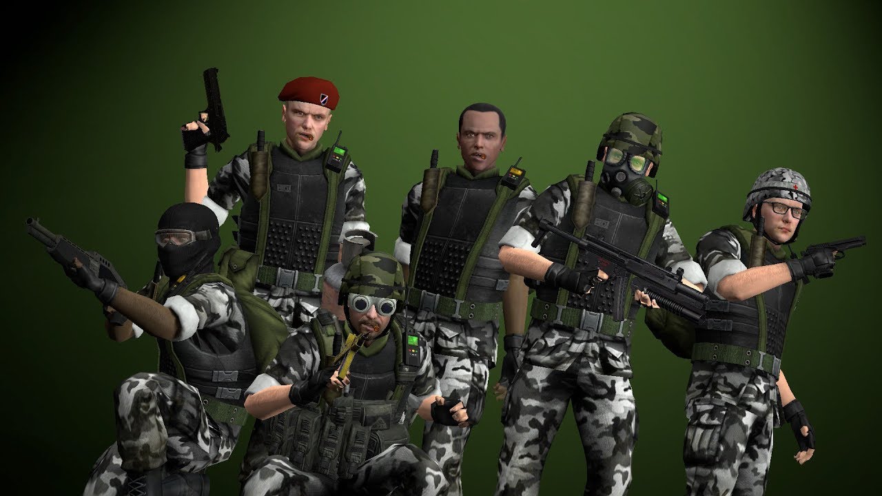 Black Mesa - Questionable ethics lobby shootout - YouTube