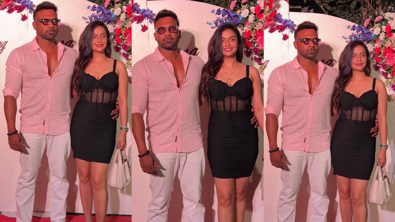 Divya Agarwal With Husband At Sana Makbul Birthday Celebrations - YouTube