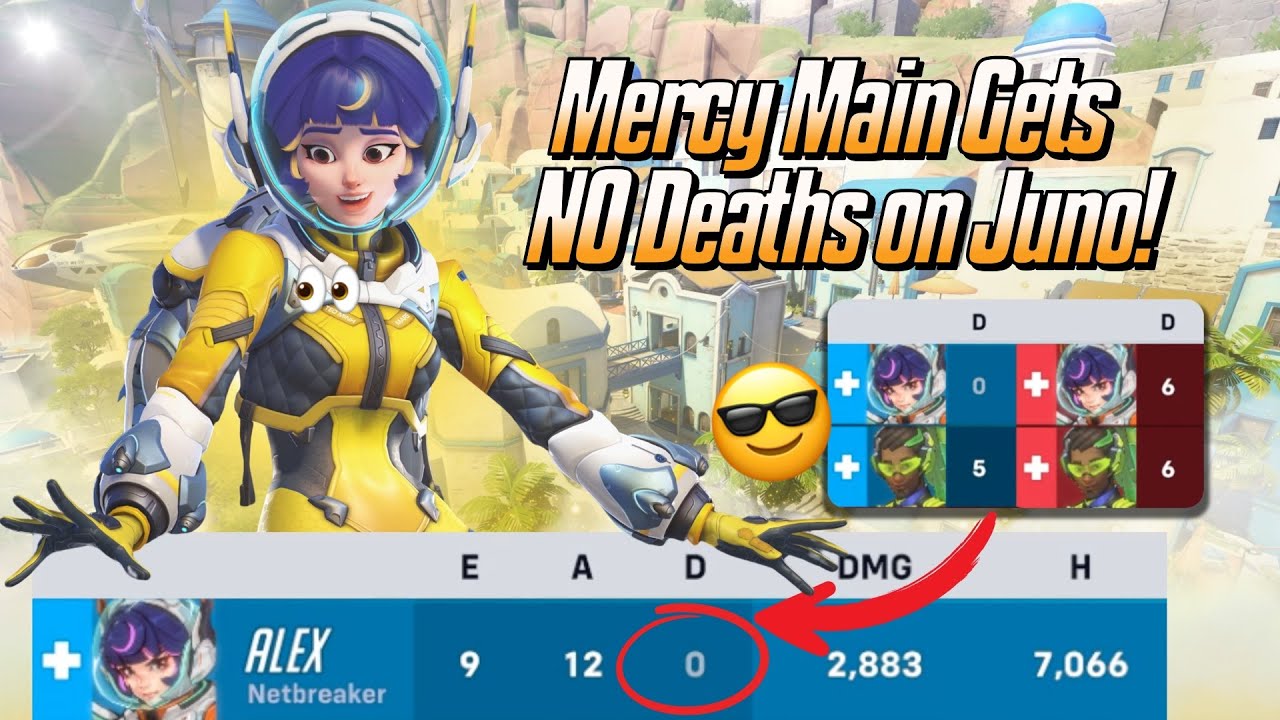 Mercy Main Gets NO Deaths on Juno! 😎 - Juno Gameplay & Commentary ...