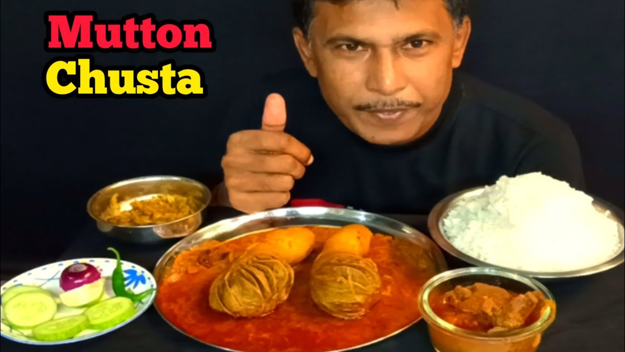 Spicy Mutton Chusta Curry | Spicy Mutton Curry And Rice | Bengali ...