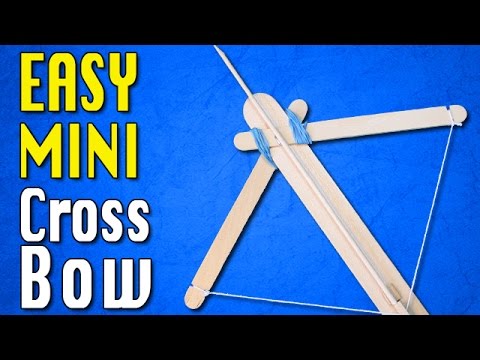 Easy Crossbow | Easy homemade weapons - YouTube