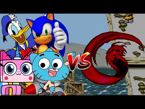 MUGEN Request 367: Gumball, Donald Duck, Unikitty, Sonic vs Giygas ...