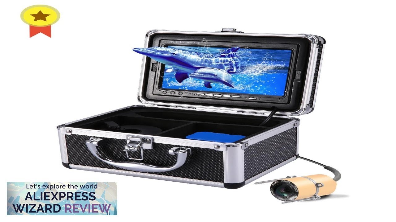 LUCKYLAKER-Video Fish Finder Camera Kit LCD Monitor Winter Underwater Ice Fishing Manual Review ...