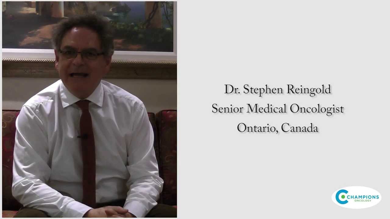 Senior Oncologist Dr. Stephen Reingold Details His Experience With ...