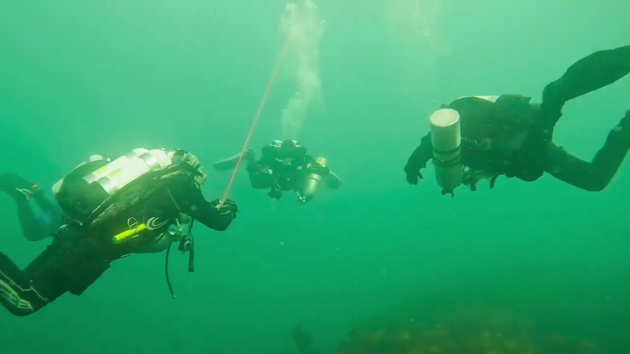 TDI Advanced Nitrox & Deco course 45m final dive - YouTube