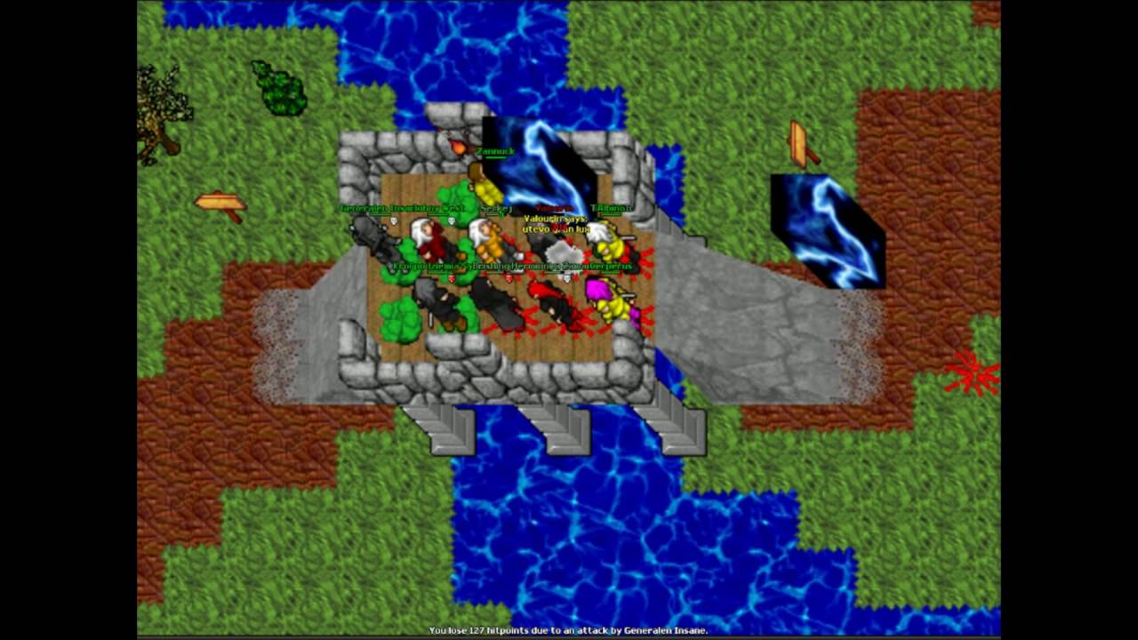 Medivia INDEPENDENTS VS. IMMORTALS War Tibia Old 7.4 - YouTube