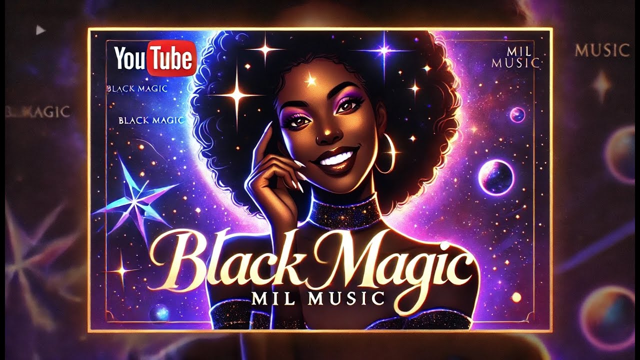 MIL MUSIC - BLACK MAGIC (AI Visualizer) - YouTube