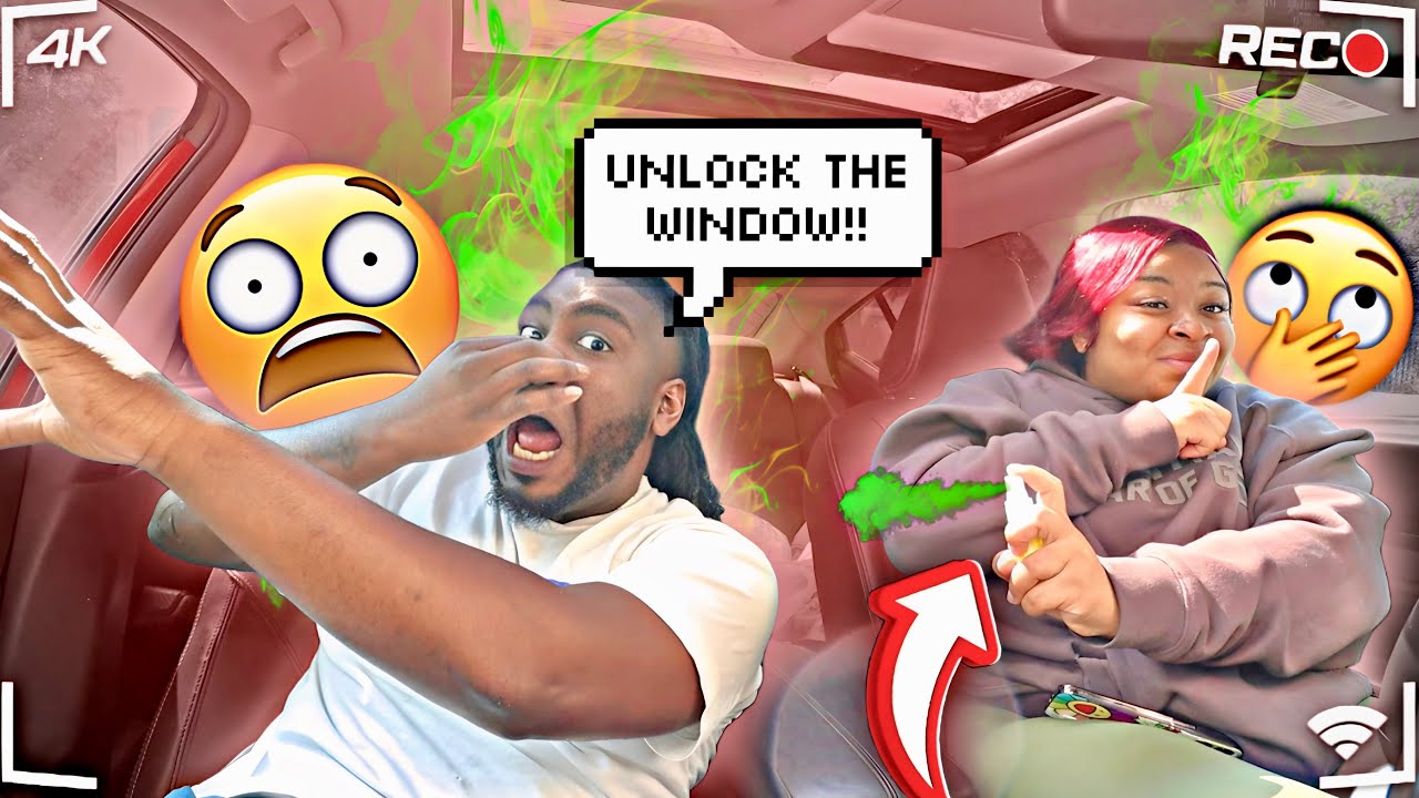 SPRAYING Fart SPRAY In The Car THEN LOCKING The Window TO GET MY ...