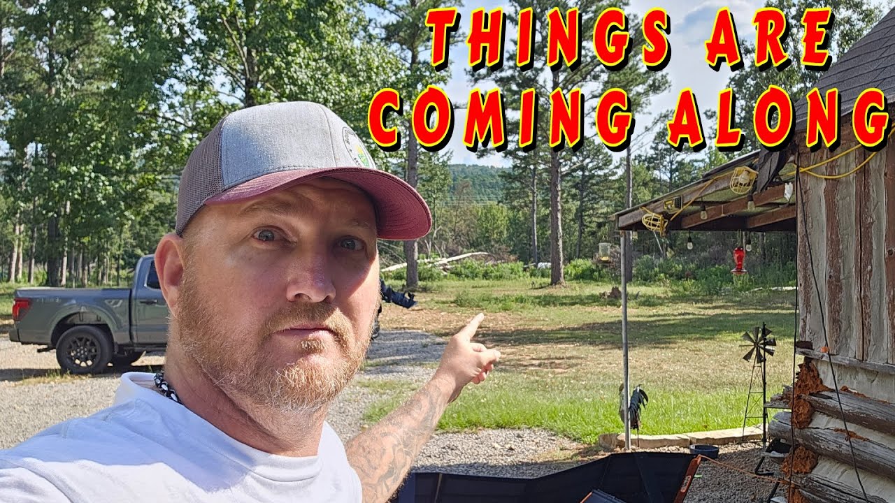 BACK ON THE MOUNTAIN |tiny house, homesteading, off-grid, cabin build ...