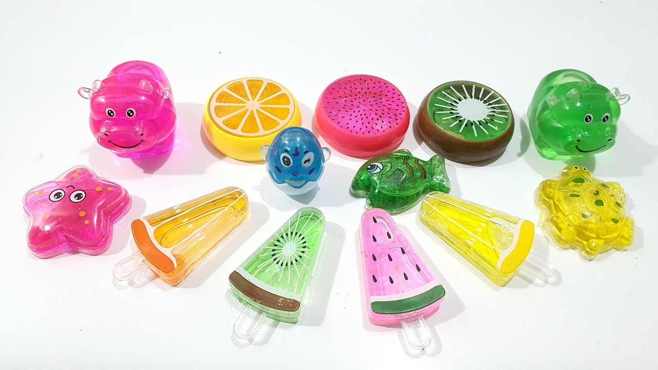 Satisfying Slime video | How to make Rainbow Popsicle and Mixing Slime ...