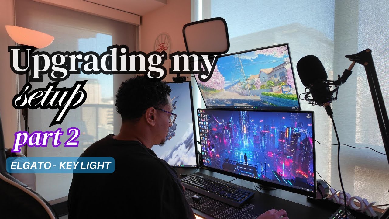 Upgrading My Setup | Elgato Key Light - YouTube
