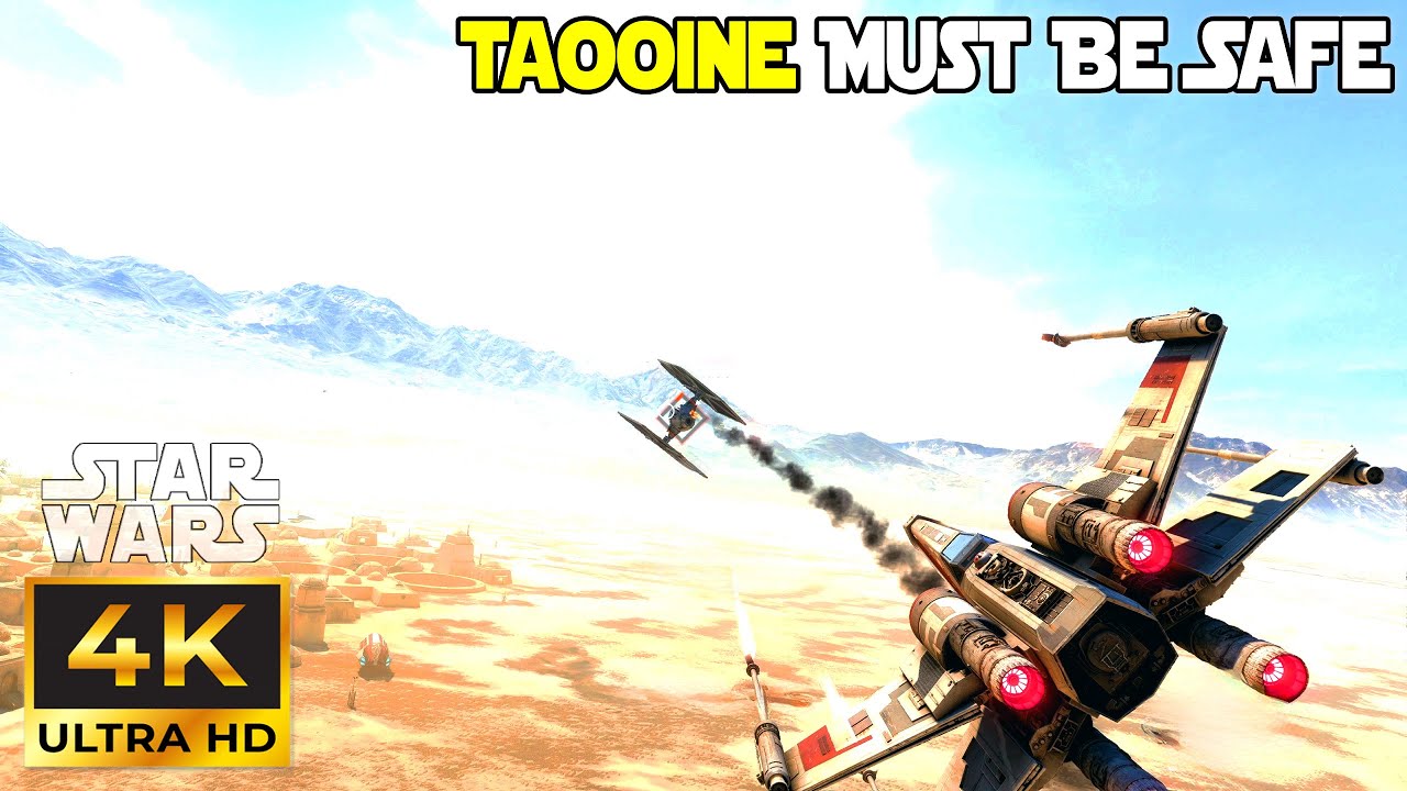 Tatooine Must be Safe | Star Wars Battlefront 2 | Starfighter Assault ...