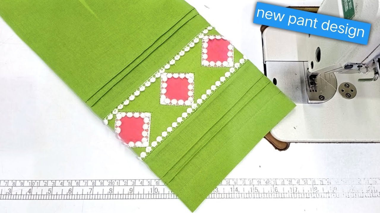 New Cutwork Trouser Design | New Trouser Design Cutting And Stitching ...