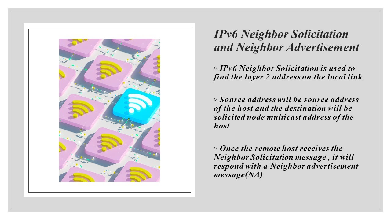 IPv6 Neighbor Solicitation and Advertisement (NS and NA) - YouTube