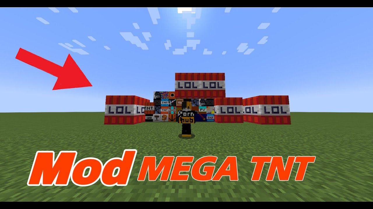 Mod mega TNT| The legend of herobrine : Minecraft - YouTube