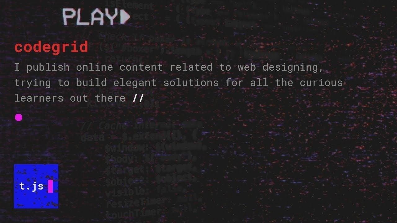 Terminal Effect | Typewriter Effect | t.js - JQuery 2019 - YouTube
