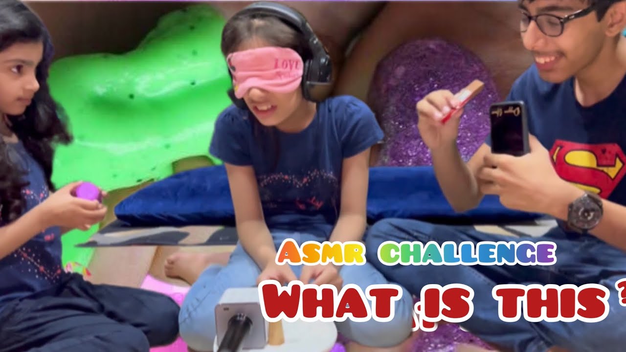 How to do ASMR CHALLENGE | ASMR VLOG | family vlog | b4u family ...