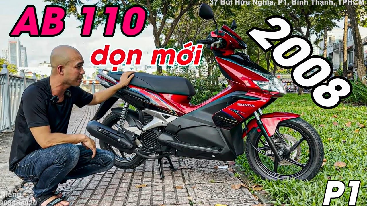 AB 110 DỌN MỚI đời 2008, Đây là dòng xe Ga nhỏ thùng đồ Rộng, Chạy Nhẹ ...
