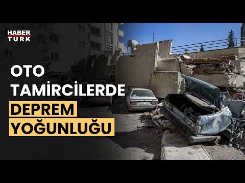Deprem sonrası hasarlı araçlar ücretsiz tamir ediliyor