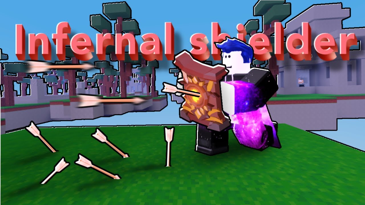 Can we block damage with infernal shield? (Roblox bedwars) - YouTube