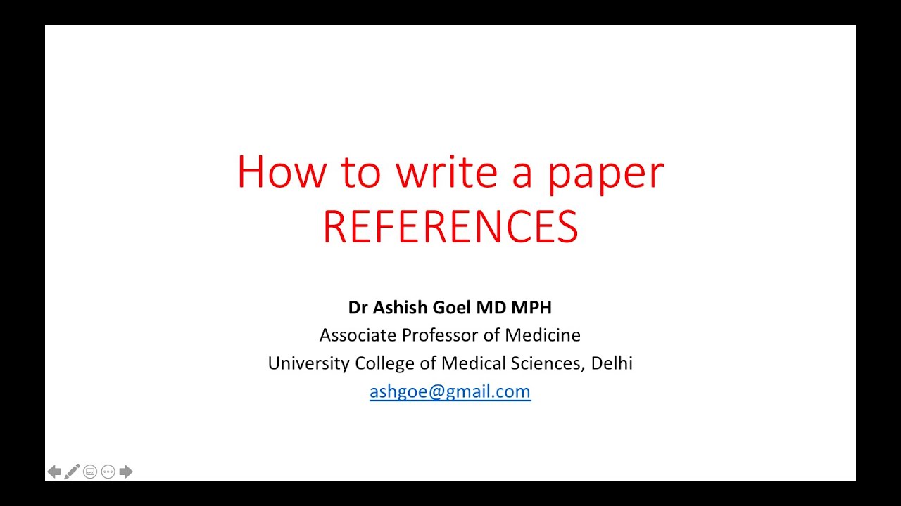 6-How to write a paper - References using EndNote - YouTube