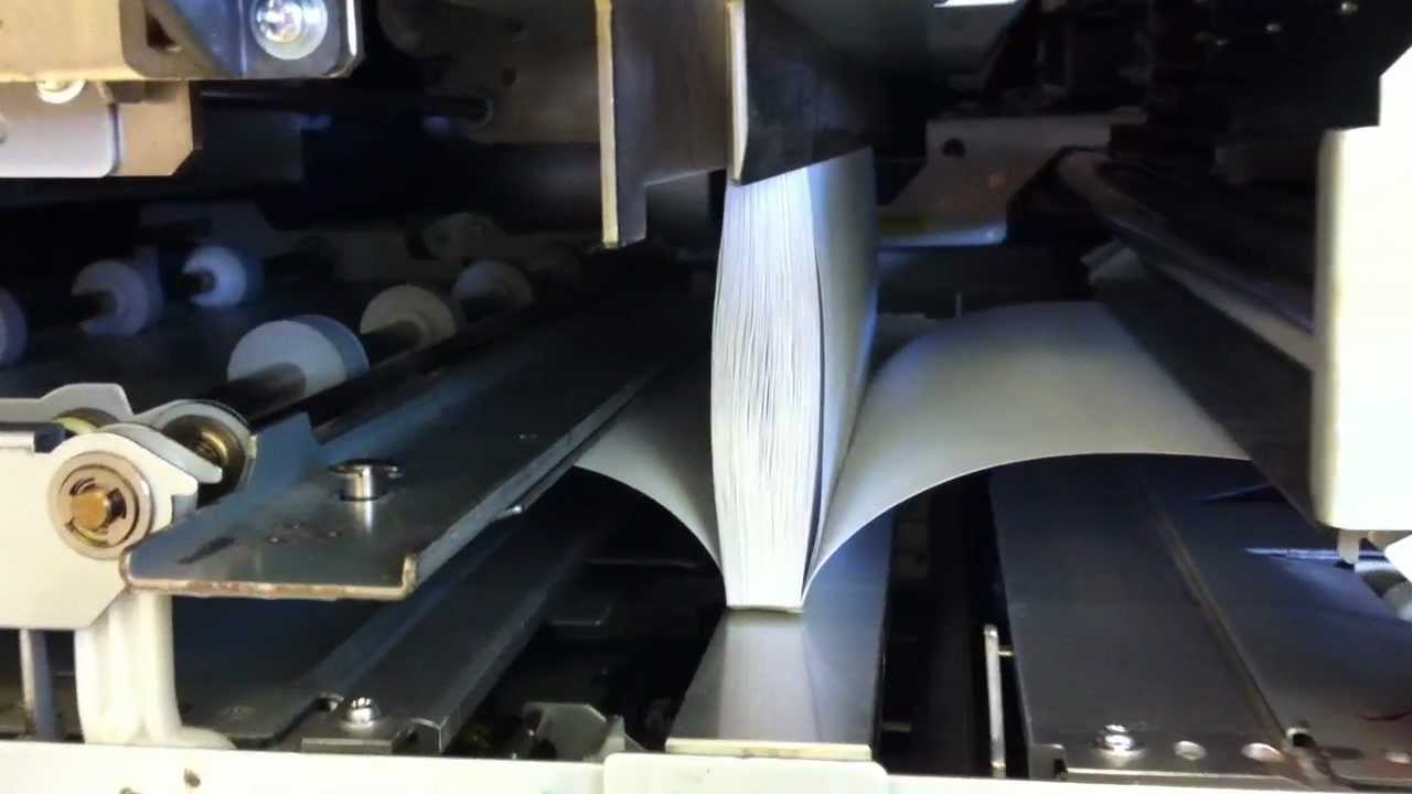 Canon Perfect Binder A1 - Making a book - YouTube