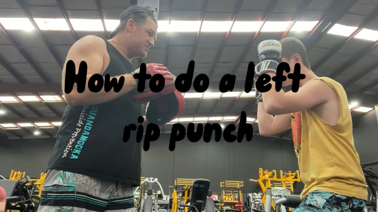 How to do a left rip punch - YouTube