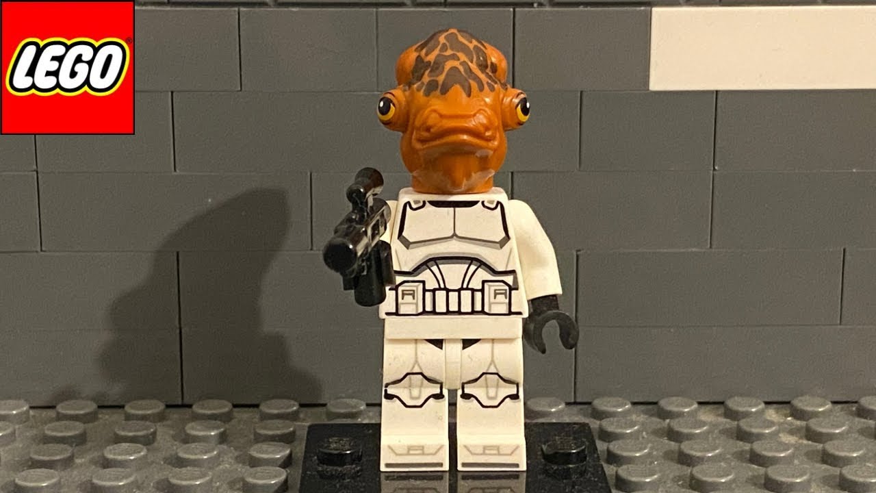 Ackbar Trooper - Lego Minifigure showcase - YouTube