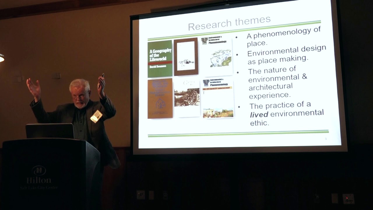 Keynote David Seamon SPHS 2016 - YouTube