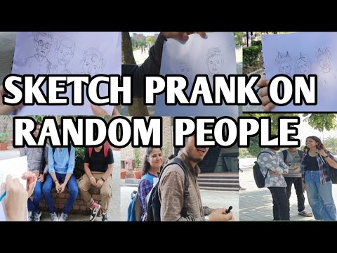 SKETCH PRANK ON RANDOM PEOPLE 😂 #prank - YouTube