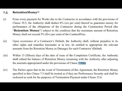 Retention Money क्या होता है | retention money in construction ...
