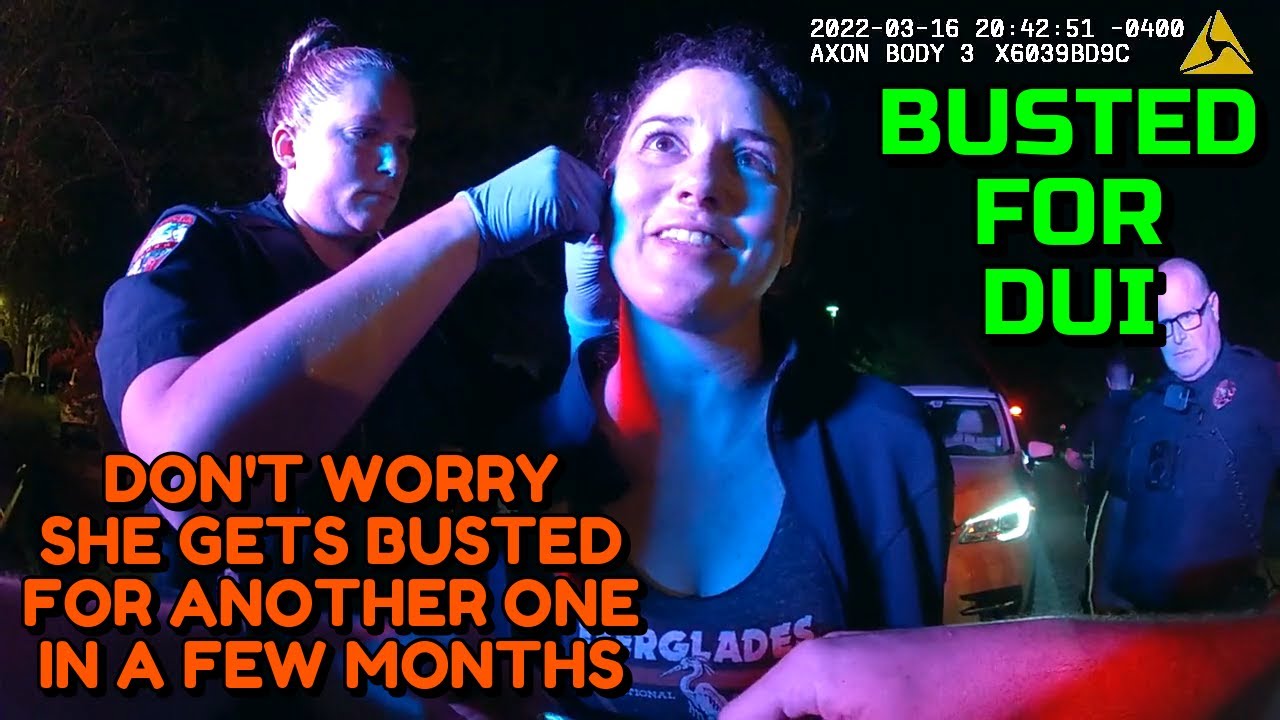 Florida Girl gets Busted for DUI - Palm Beach Gardens, Florida - March ...