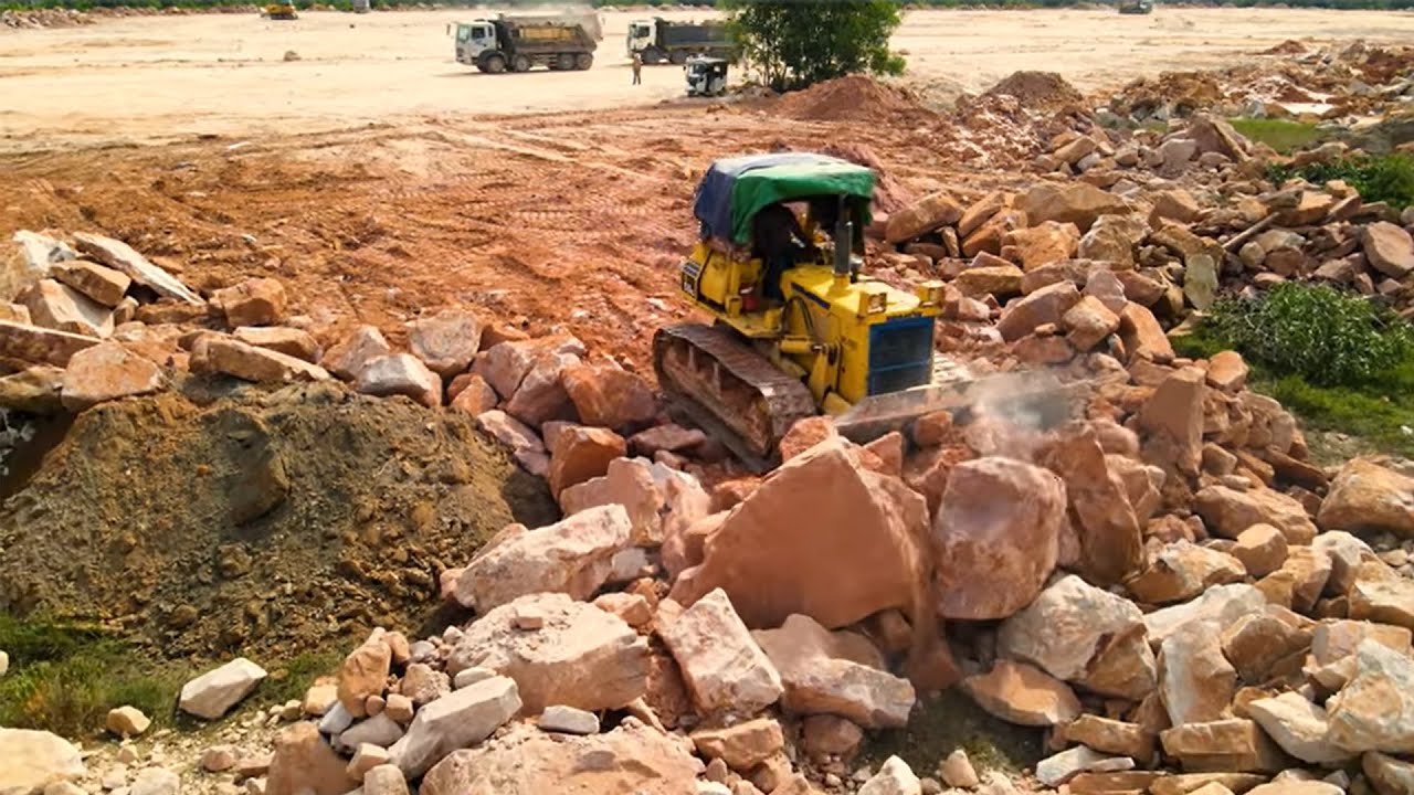EP22| Incredible Update Stone Landfill Project Best Technique Komatsu ...