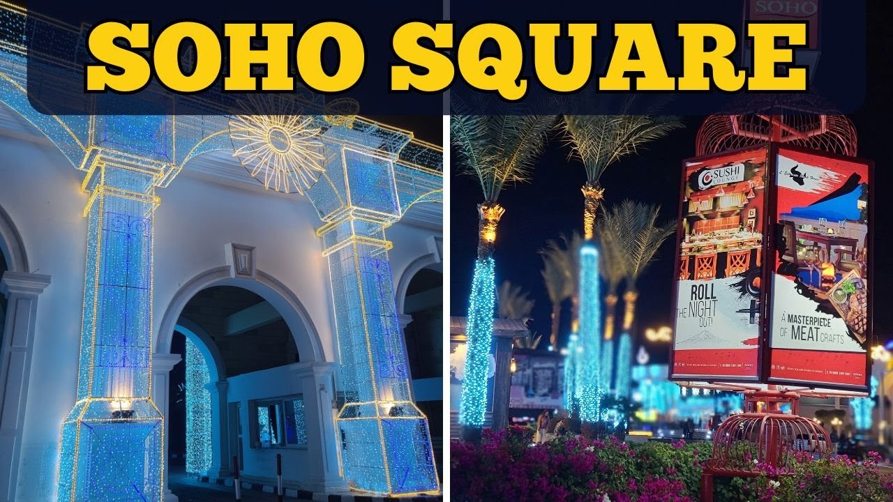 Soho Square, Sharm El Sheikh Egypt - 2024 Evening Walk Through - YouTube