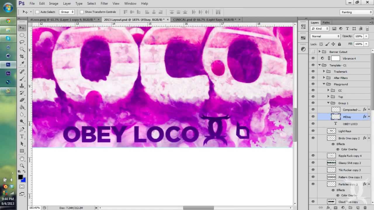 Obey Loco Channel Art - C1 - YouTube
