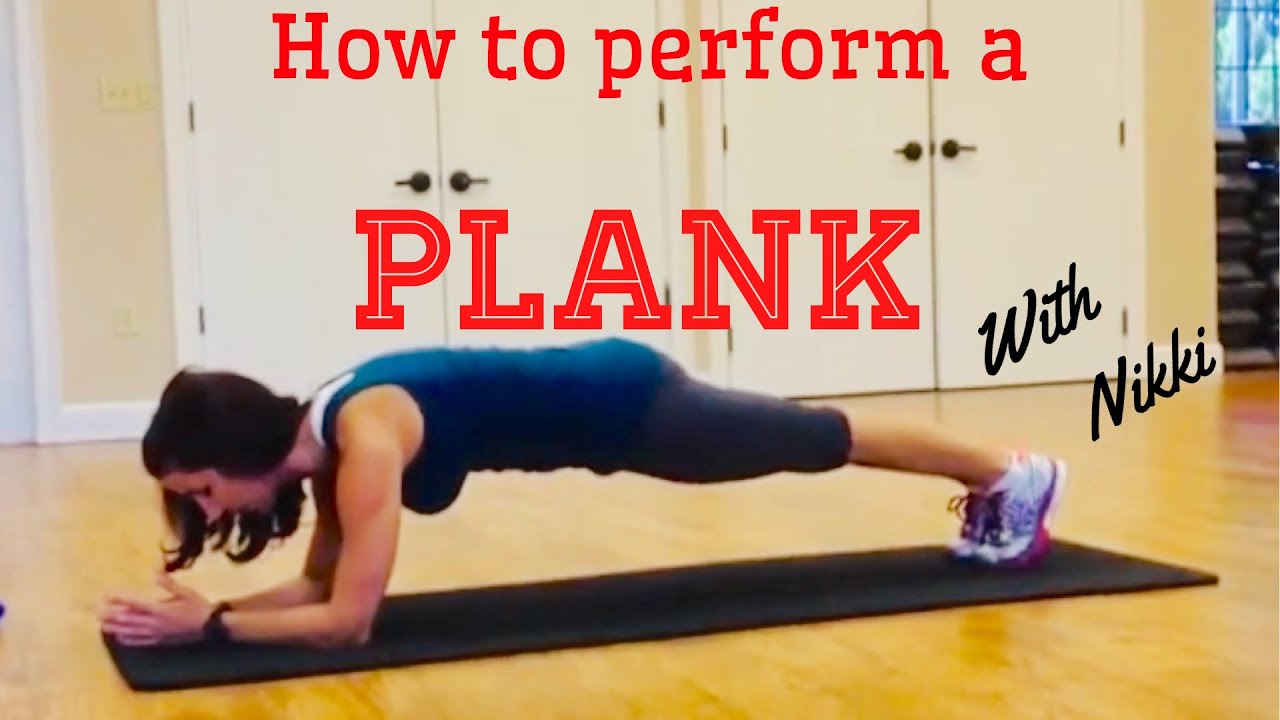 How to perform a Plank - YouTube