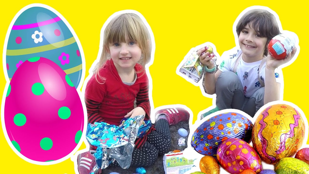 CHASSE AUX OEUFS entre YOUTUBE KIDS ! feat. STUDIO BUBBLE TEA et ANGIE ...