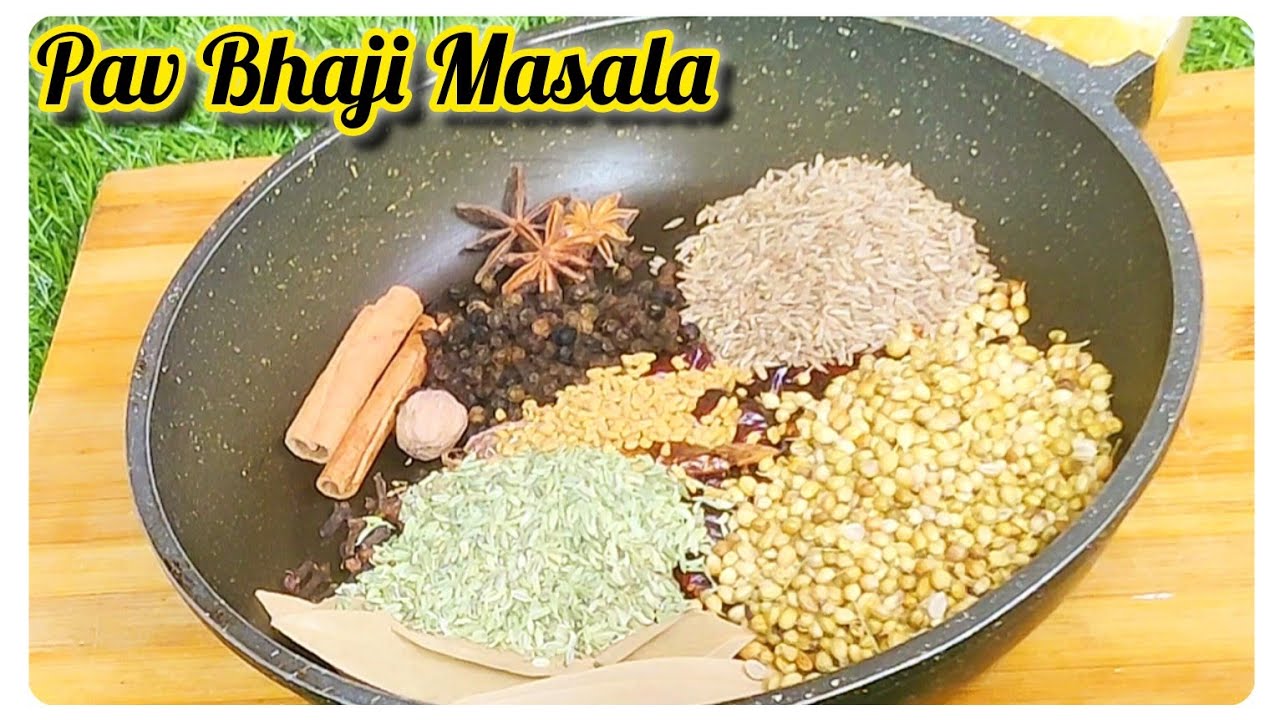 Pav Bhaji Masala Recipe || Homemade Pav Bhaji Masala Powder Recipe ...