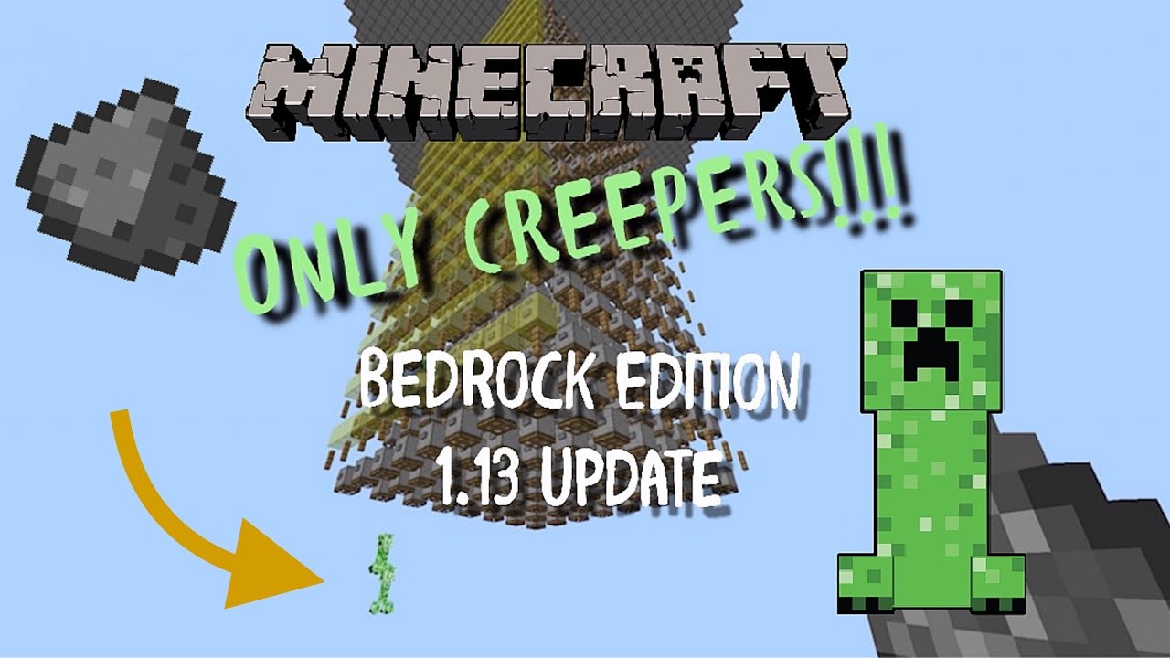 (Passive) Creeper ONLY Farm - Bedrock Edition, 1.13 update - YouTube