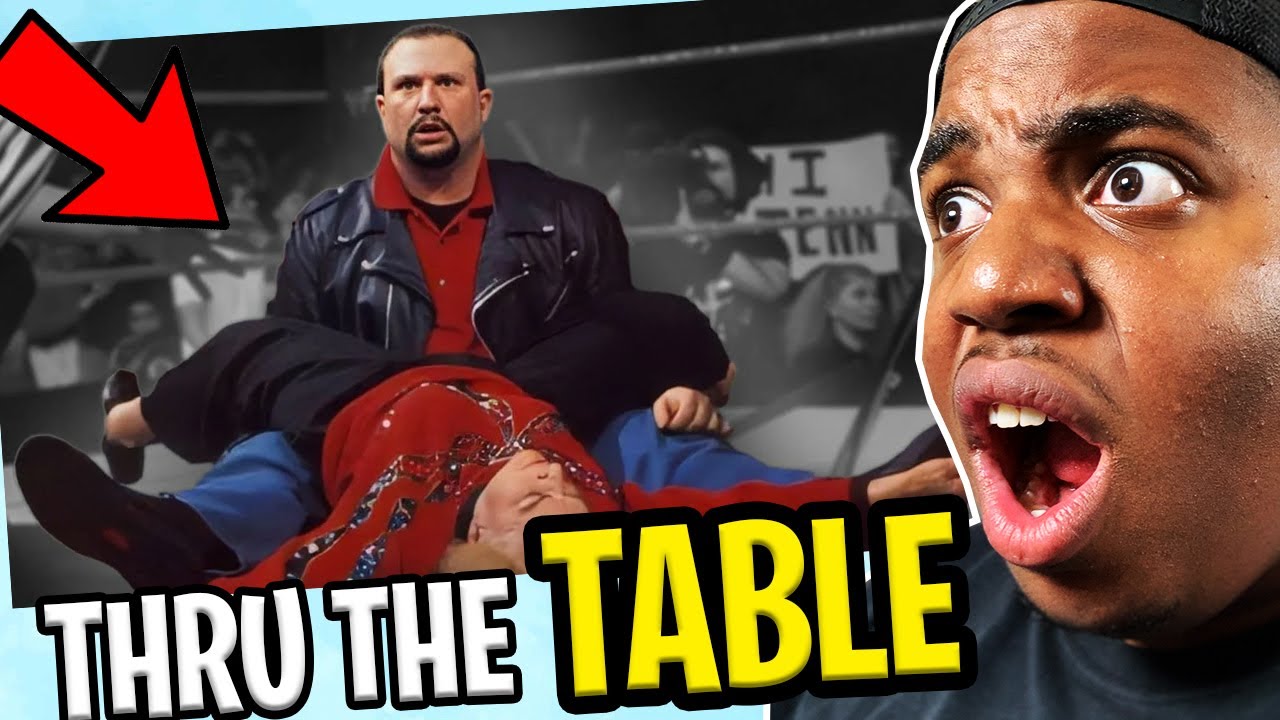 REACTING TO THE BEST "TABLE" MOMENTS IN WWE HISTORY - YouTube