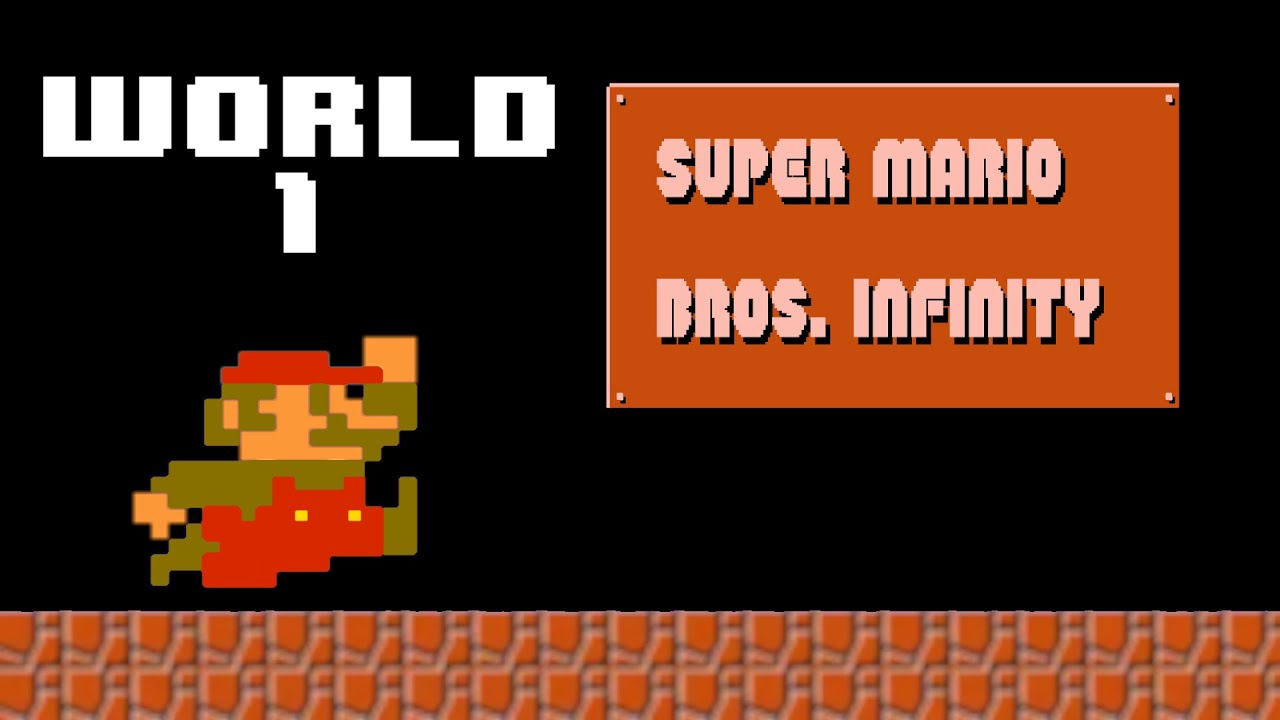 Super Mario Bros Infinity (Super Mario Bros 1 Hack) - World 1 - YouTube