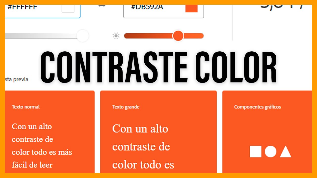 COMPROBAR CONTRASTE de COLOR para MEJORAR LA ACCESIBILIDAD WEB - YouTube