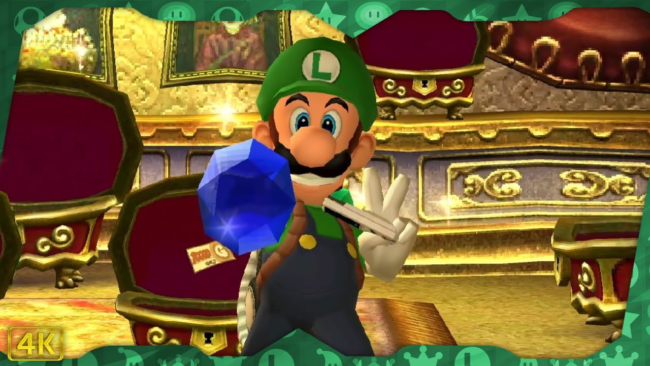 Luigi's Mansion 3DS ⁴ᴷ The Hidden Mansion: Area 2 100% (All Boos ...