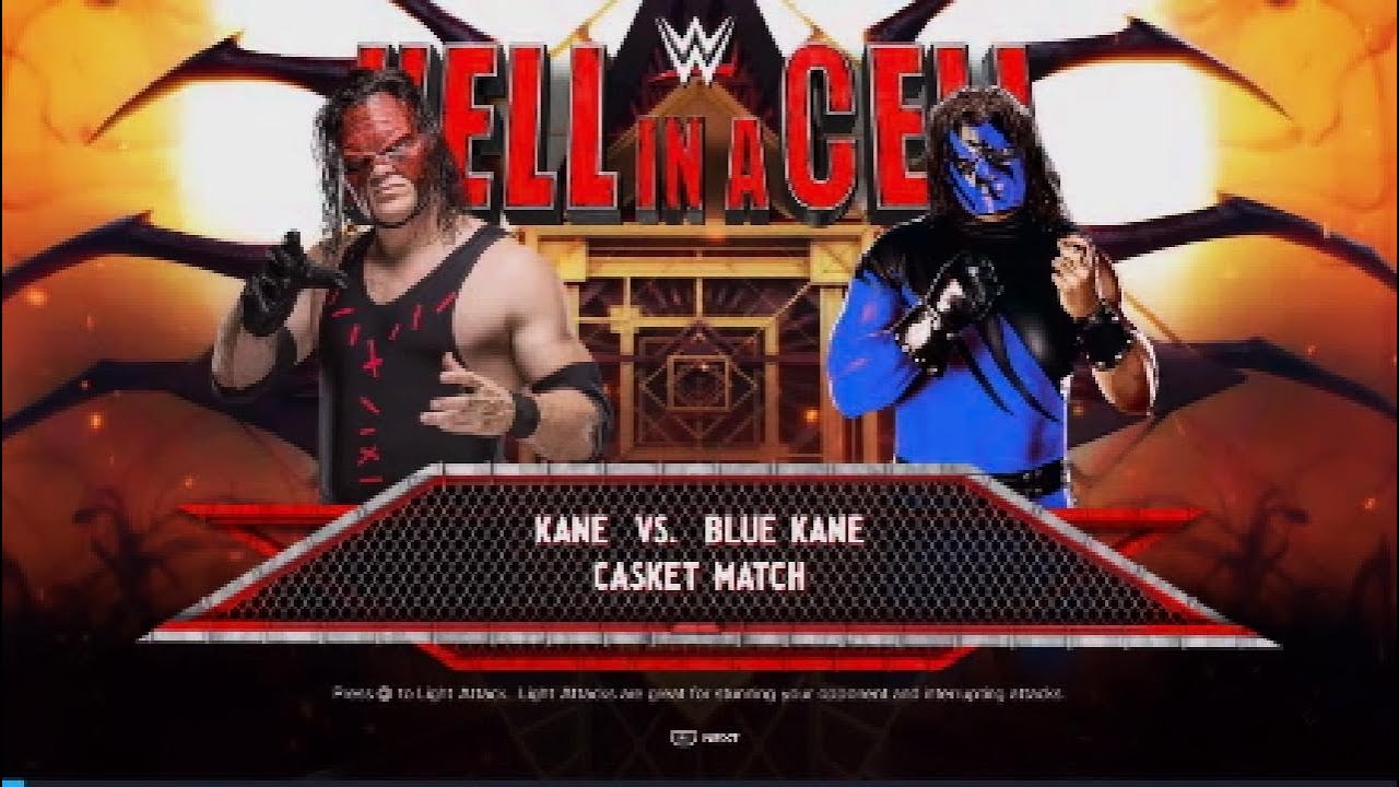 WWE 2K24 | Kane VS Blue Kane - YouTube