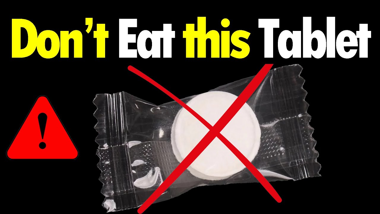 Do not try to eat this Tablet | Compressed Mask Tablets | DIY - YouTube