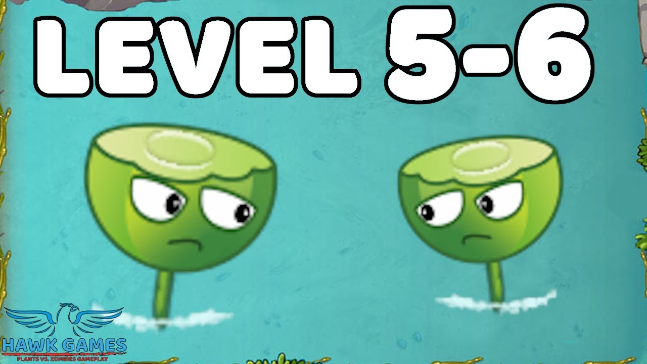 Plants vs Zombies Javascript Water Town 5-6 - YouTube