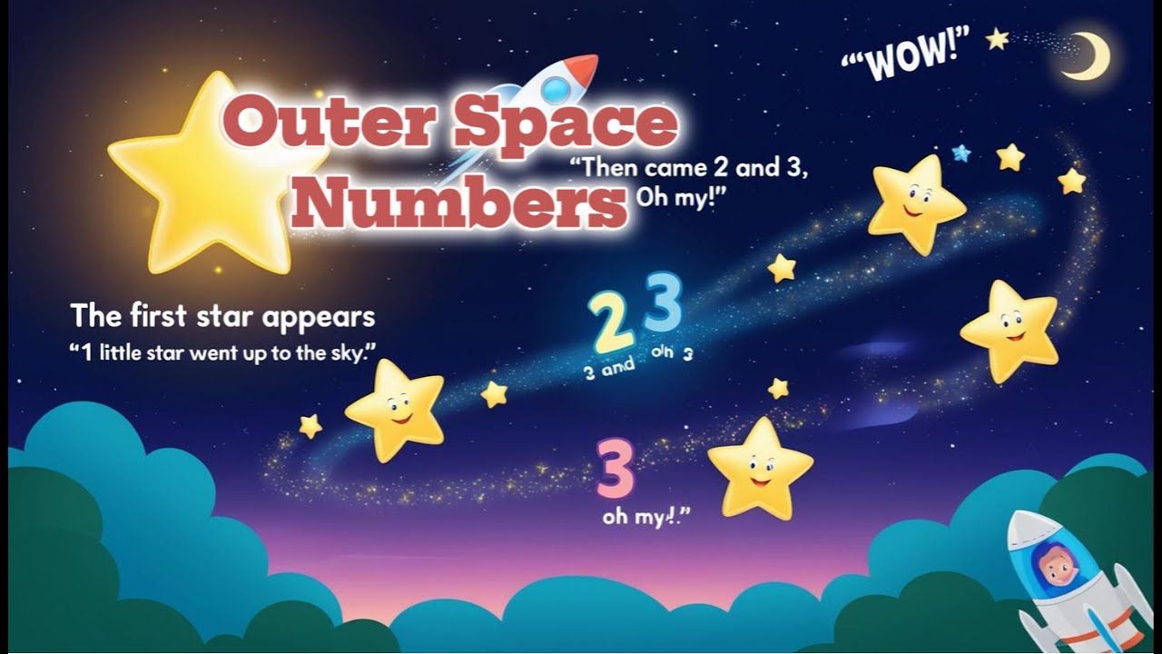 Outer Space Numbers|| Fun Counting Song from 1 to 20 for Kids - YouTube