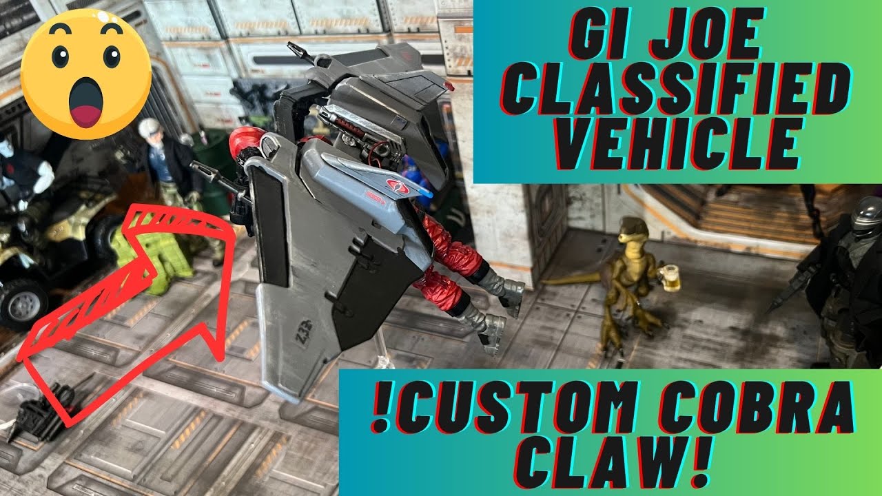 COBRA CLAW CUSTOM GI JOE CLASSIFIED Walkthrough and options... - YouTube